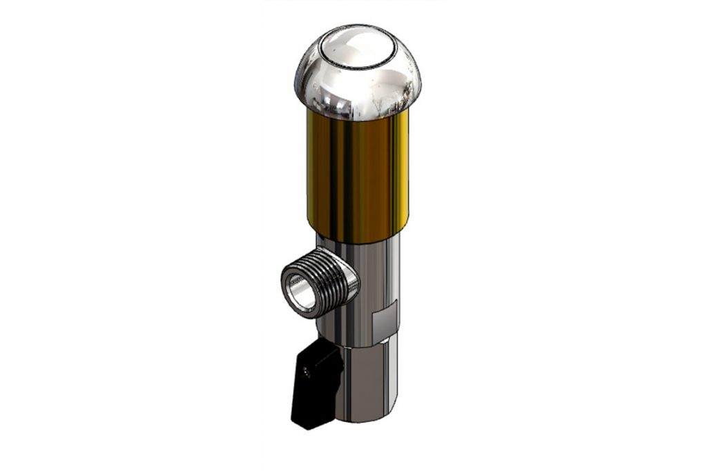 DETENTION PUSH BUTTON RIGHT ANGLE - SPRING ACTION SELF-CLOSING VALVE ...