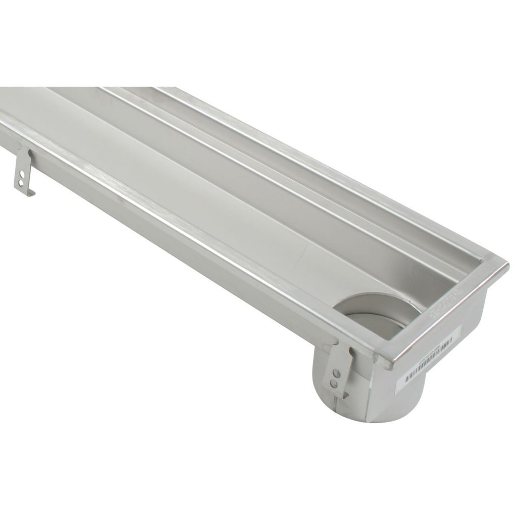 TYPE 670 CHANNEL 304SS - 150MM WIDTH WITH 110MM END OUTLET