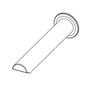 ENWARE REPLACEMENT WALL OUTLET 230MM - (SPC250)