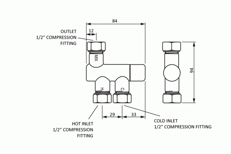 ENWARE AQUABLEND 500 MINI TMV - (ATM500L)