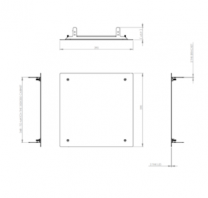 ENWARE SECURITY TORX LID & FIX KIT RECESSED - (ATMSSEC-350)
