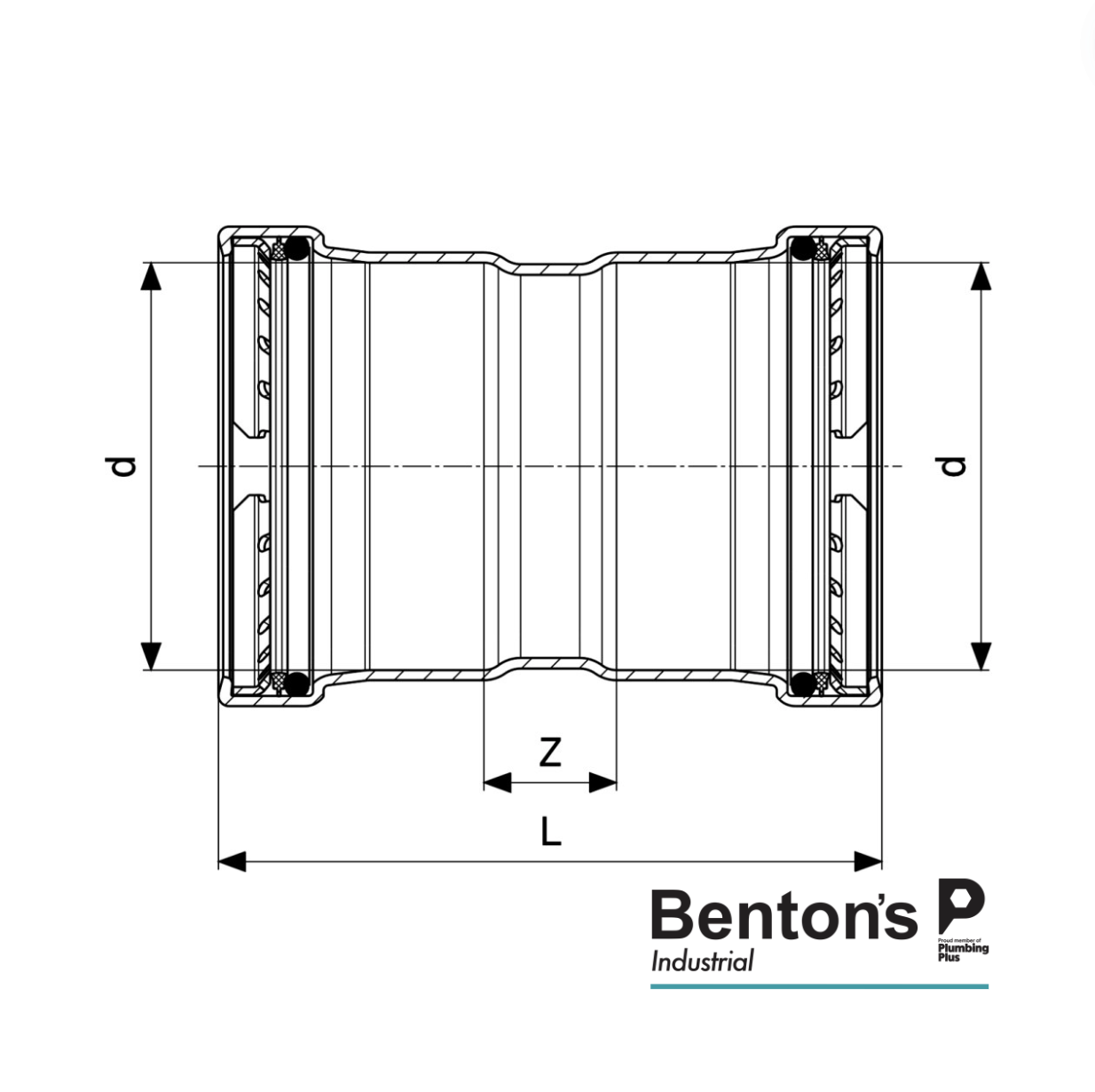 Viega Sanpress Inox XL Coupling